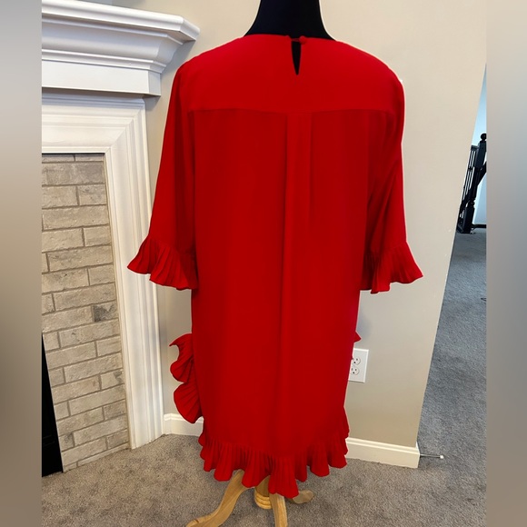 Style We | Dresses | Nwt Style We Ruffled Red Dress | Poshmark